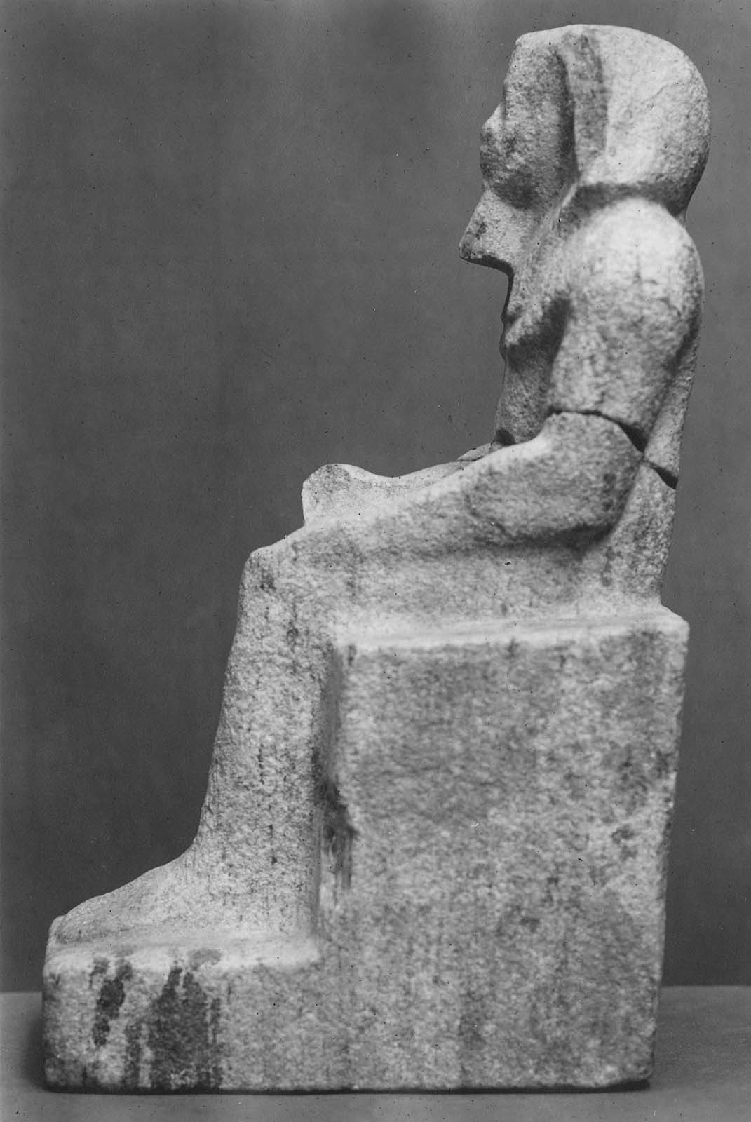 Unfinished statuette of King Menkaura (Mycerinus) | Museum of Fine Arts ...