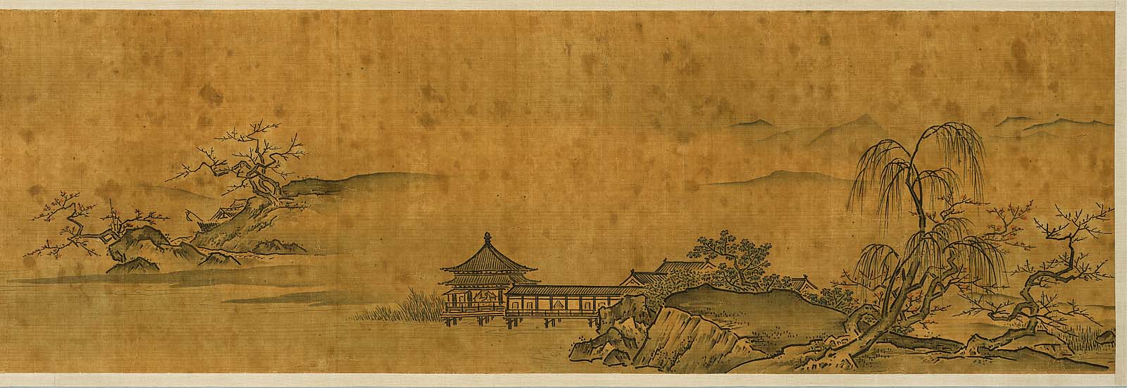 Landscapes of the Four Seasons (in the style of Xia Gui and Sesshu ...