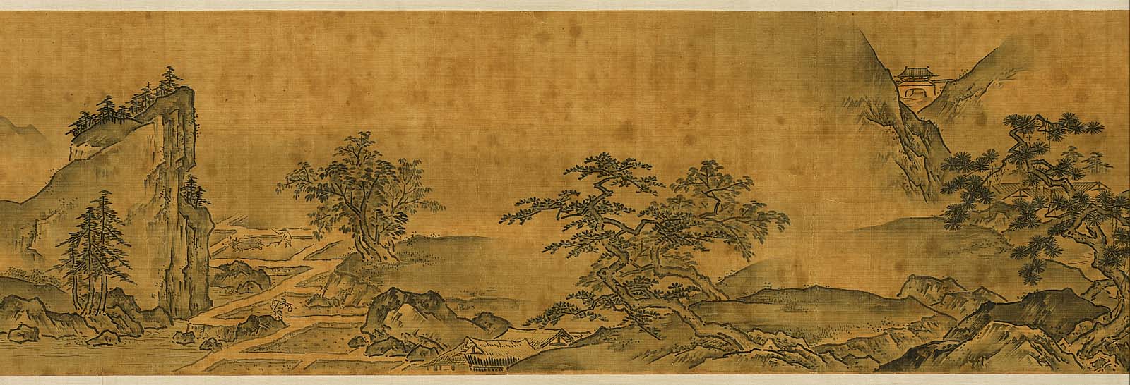 Landscapes of the Four Seasons (in the style of Xia Gui and Sesshu ...