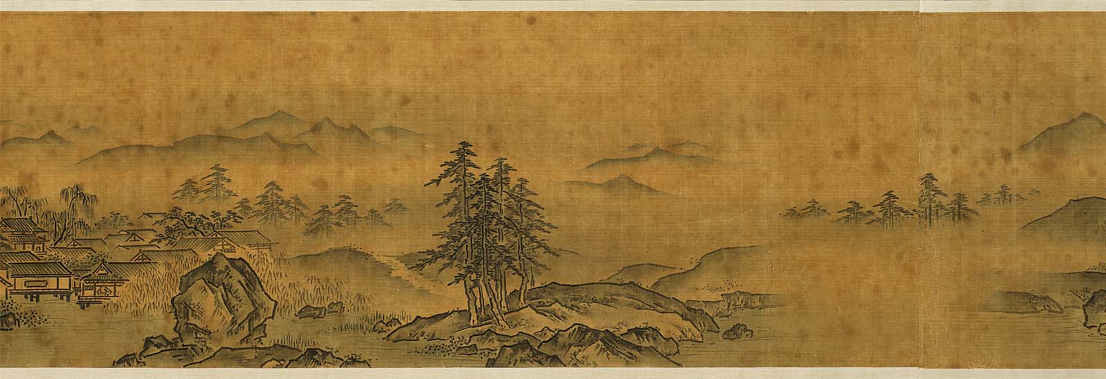 Landscapes of the Four Seasons (in the style of Xia Gui and Sesshu ...