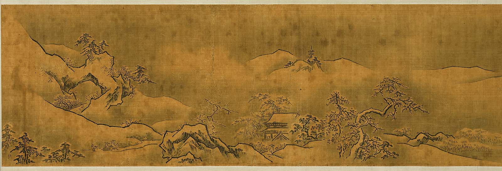 Landscapes of the Four Seasons (in the style of Xia Gui and Sesshu ...
