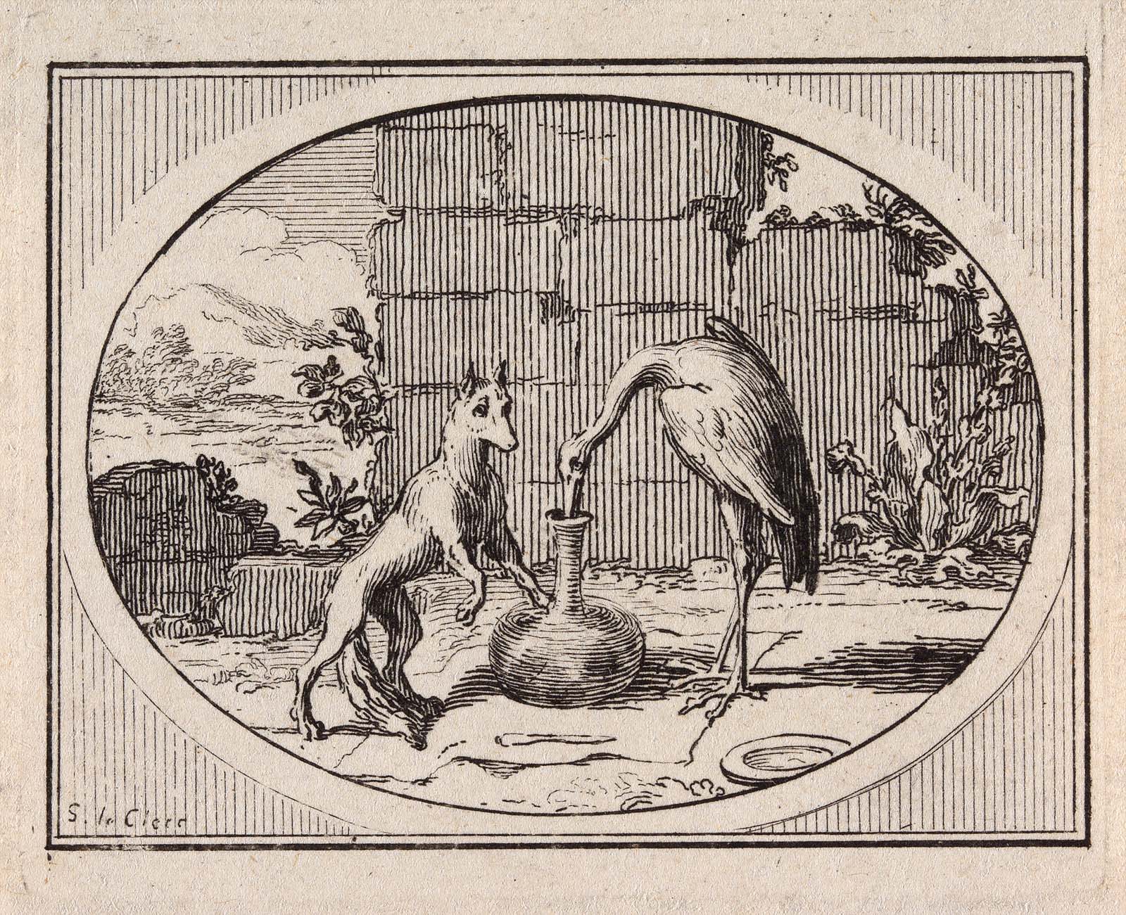 The Fox and the Stork (Aesop's Fables) | Museum of Fine Arts, Boston