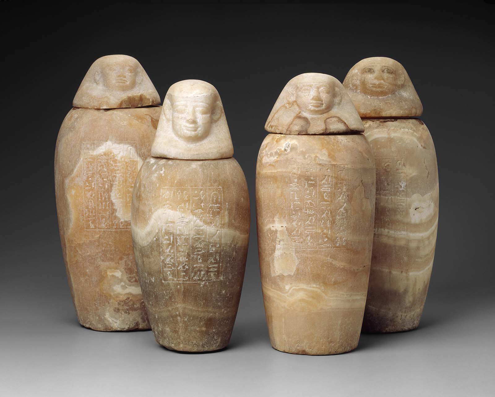 Canopic jar and lid inscribed for Nitocris | Museum of Fine Arts, Boston