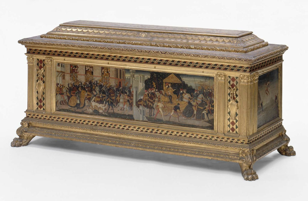 Cassone with three painted panels | Museum of Fine Arts, Boston