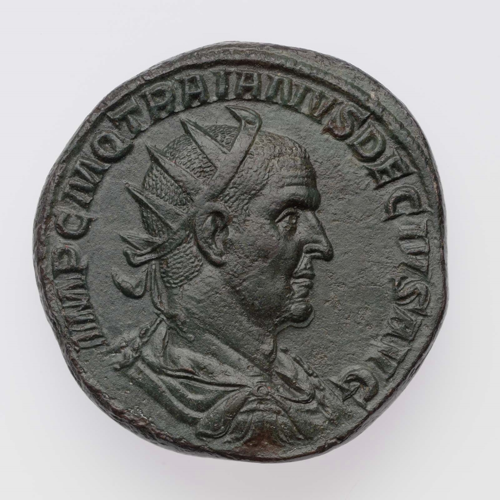 Double-sestertius with bust of Trajan II Decius | Museum of Fine Arts ...