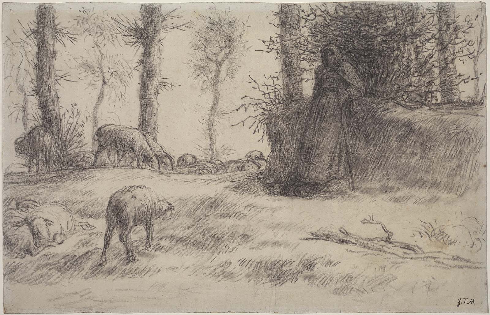 Drawings by Millet | Museum of Fine Arts, Boston