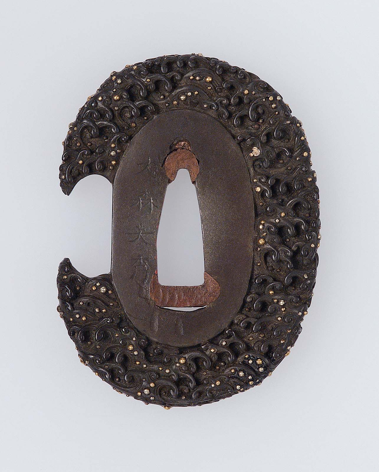 Tsuba with design of waves | Museum of Fine Arts, Boston