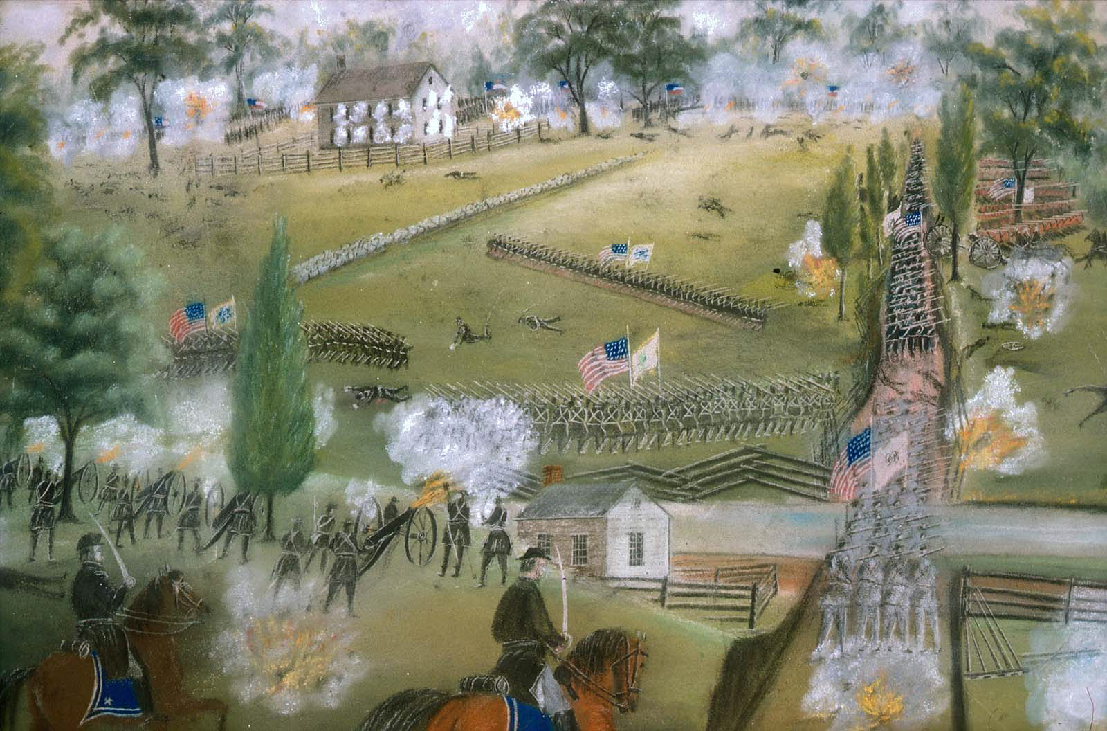 Attack at Seminary Ridge, Gettysburg, July 1863 | Museum of Fine Arts ...