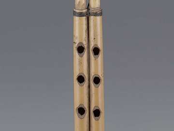 Double clarinet (zummara) | Museum of Fine Arts, Boston