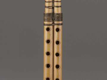 Double clarinet (zummara) | Museum of Fine Arts, Boston